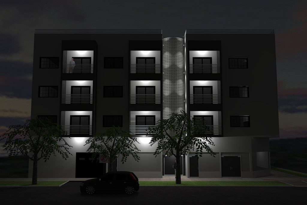 Eric Leiva - Técnico en construcciones | Renders Edificio - SketchUp ...