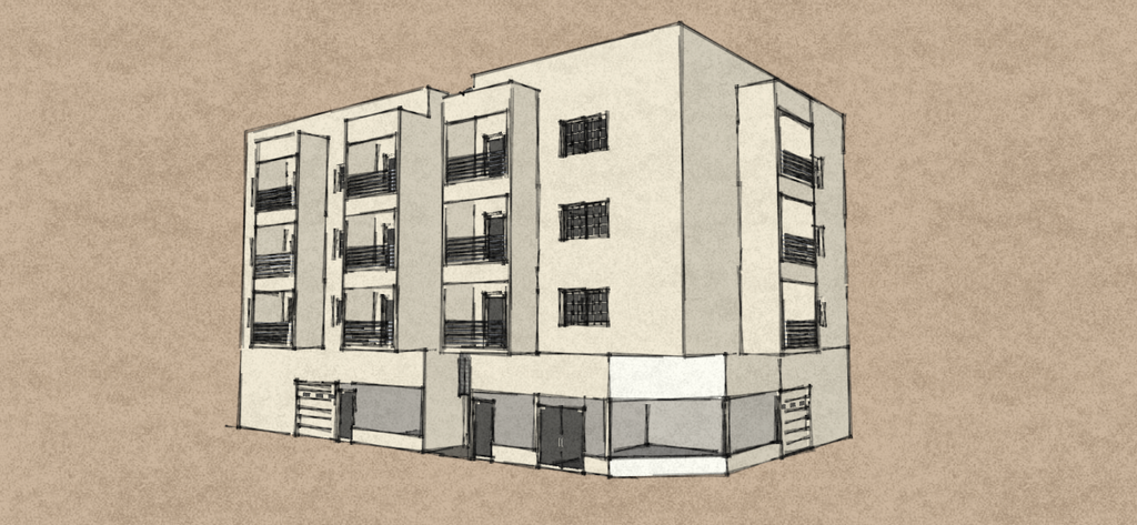 Eric Leiva - Técnico en construcciones | Renders Edificio - SketchUp ...
