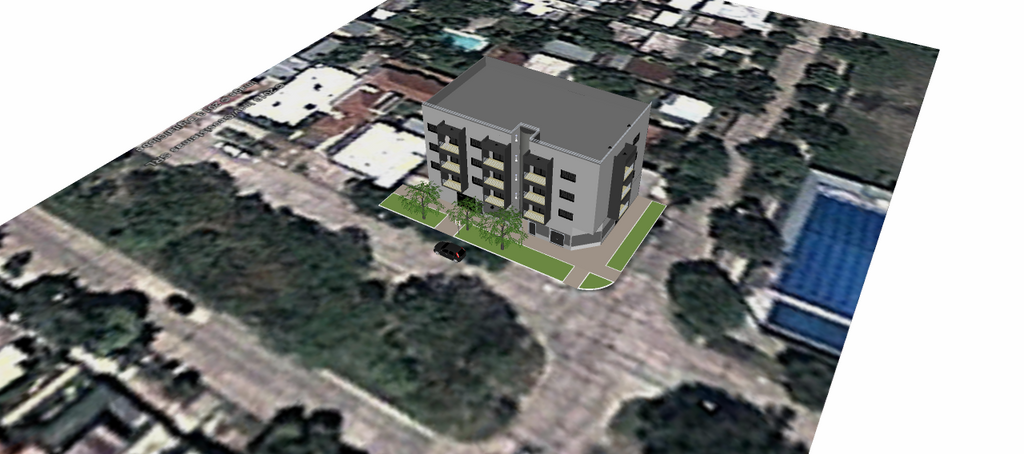 Eric Leiva - Técnico en construcciones | Renders Edificio - SketchUp ...