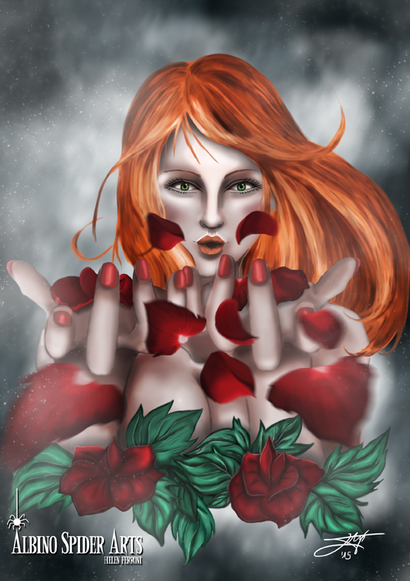 Albino Spider Arts - Helen Ferroni | ASA-rose-girlpeke