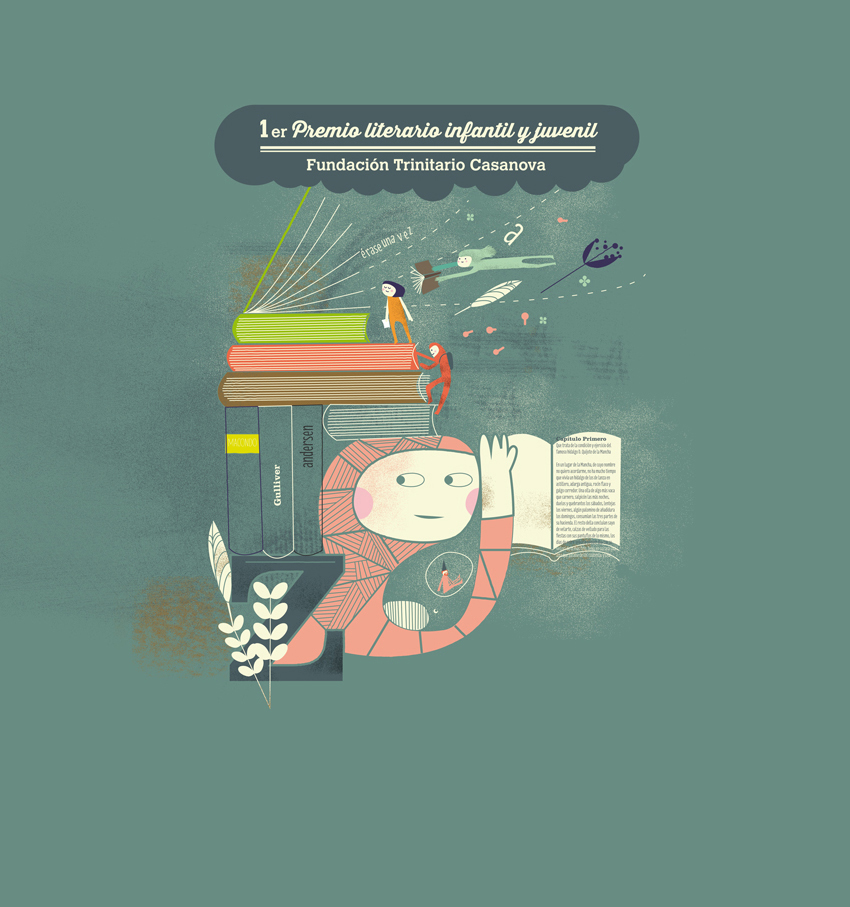 Diego Lizán | Literary contest poster