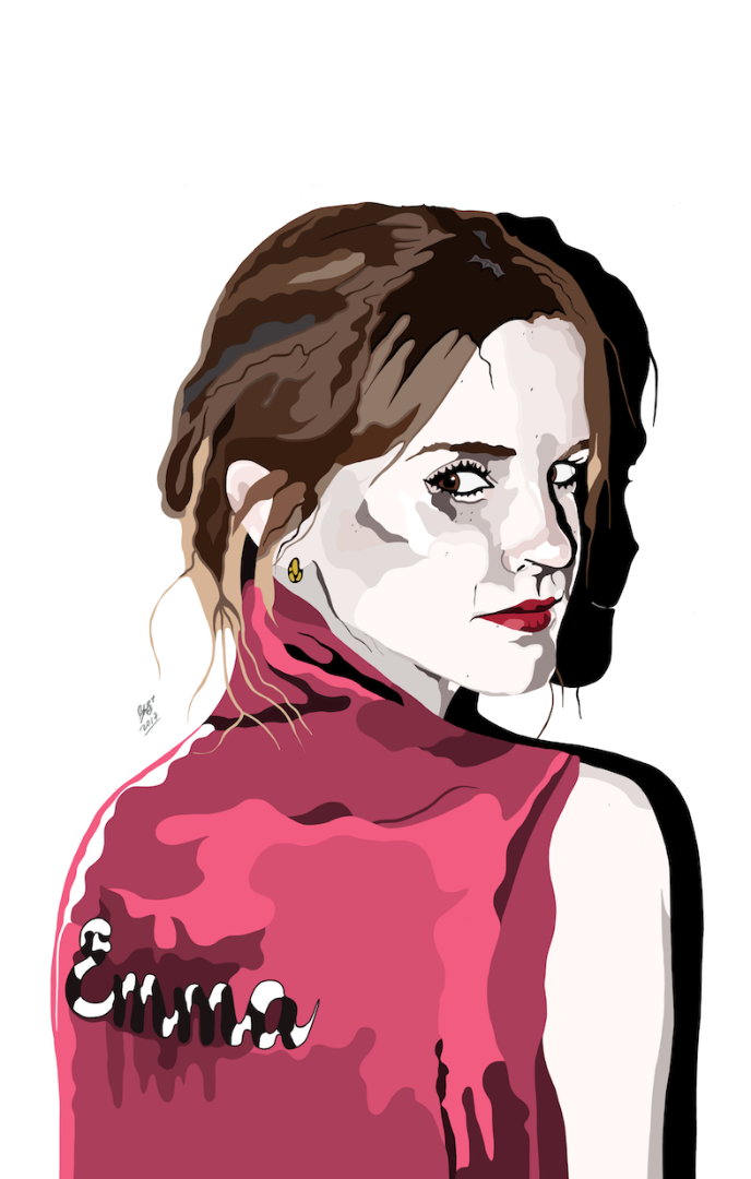 My Virtual Gallery | Black dress lady, by jlb