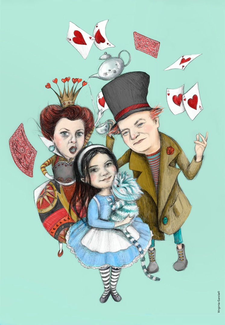 Ilustradora virginia García | RETRATOS ILUSTRADOS