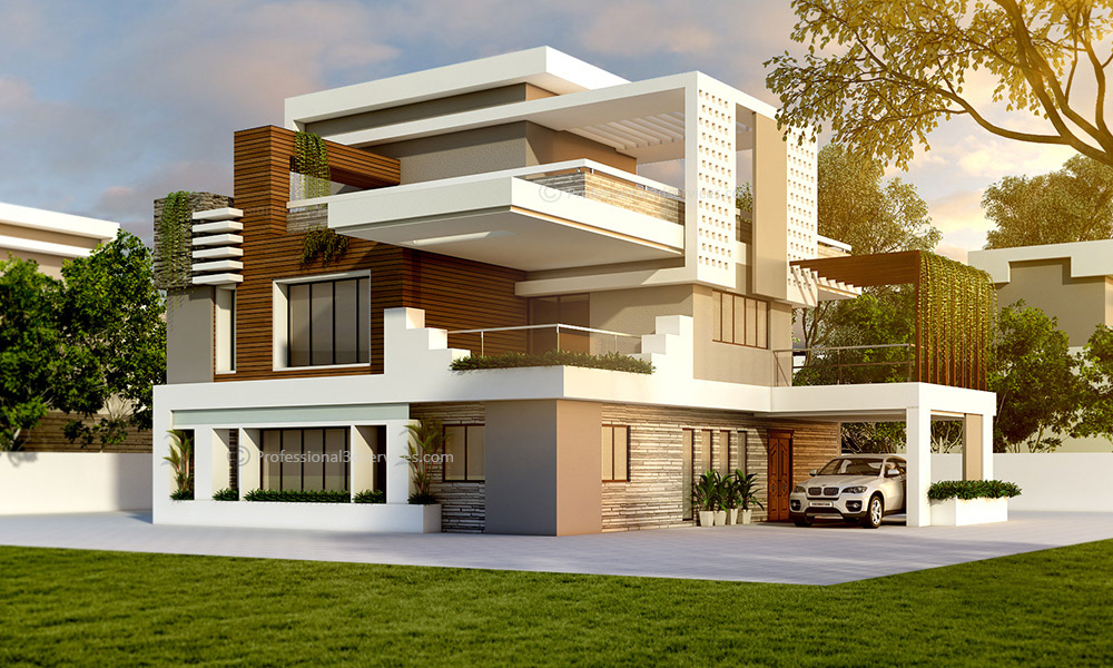 3D Designing Solutions | 3D Exterior House Design