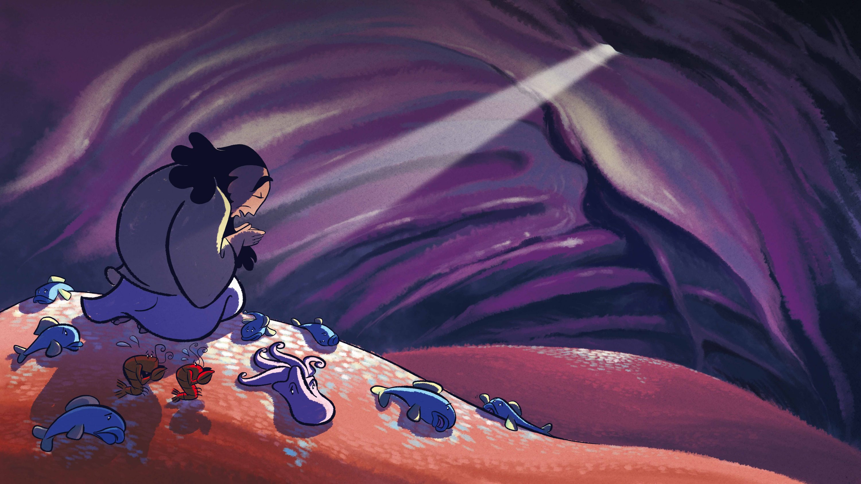Jonah And The Whale Illustration