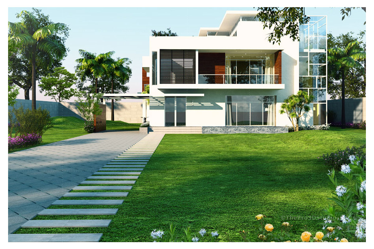 3D Designing Solutions | 3D Exterior Rendering