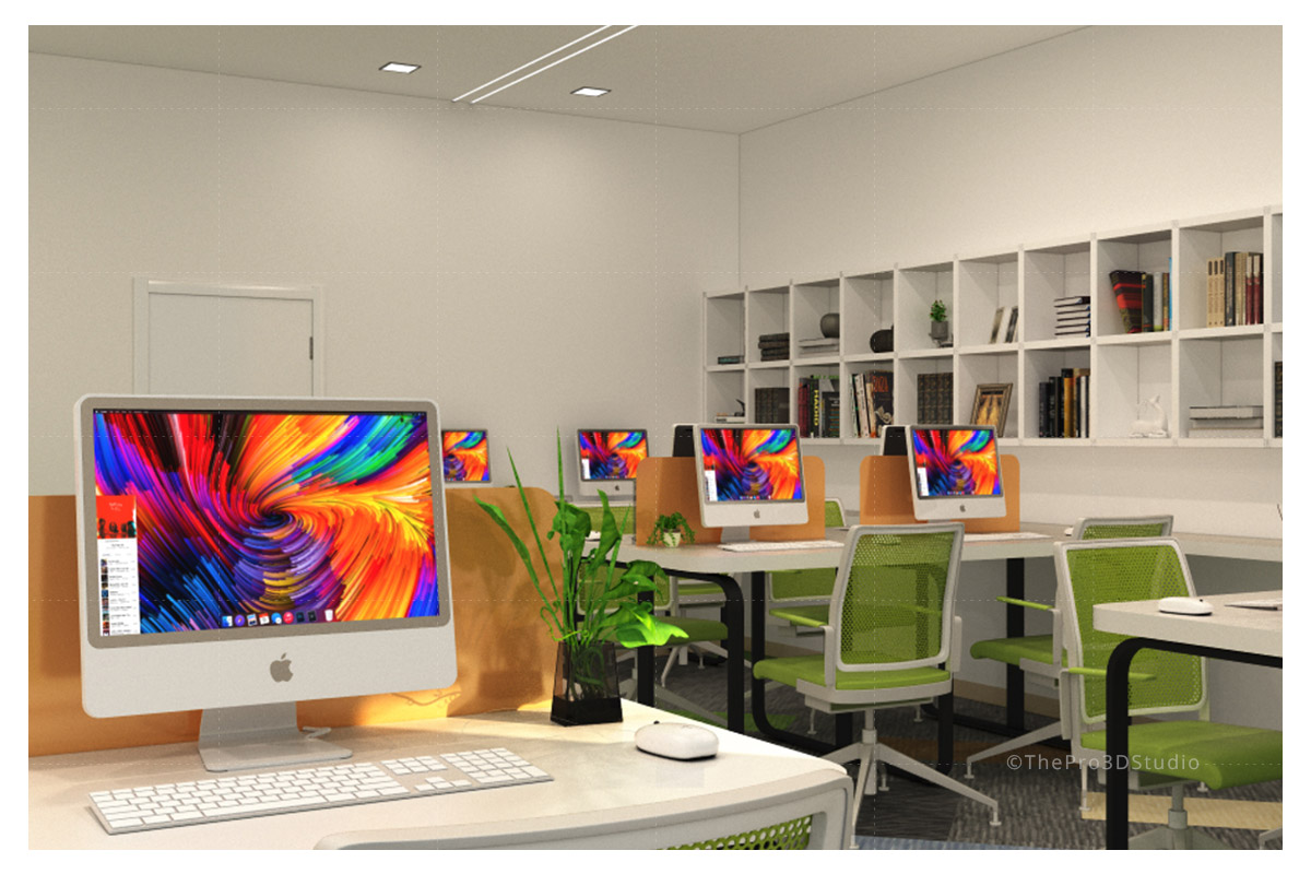 3D Designing Solutions | office 3D interior design