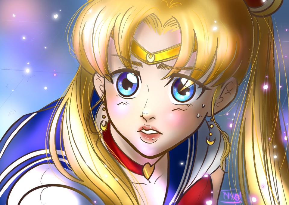 Nyoshi | Sailormoon redraw challenge