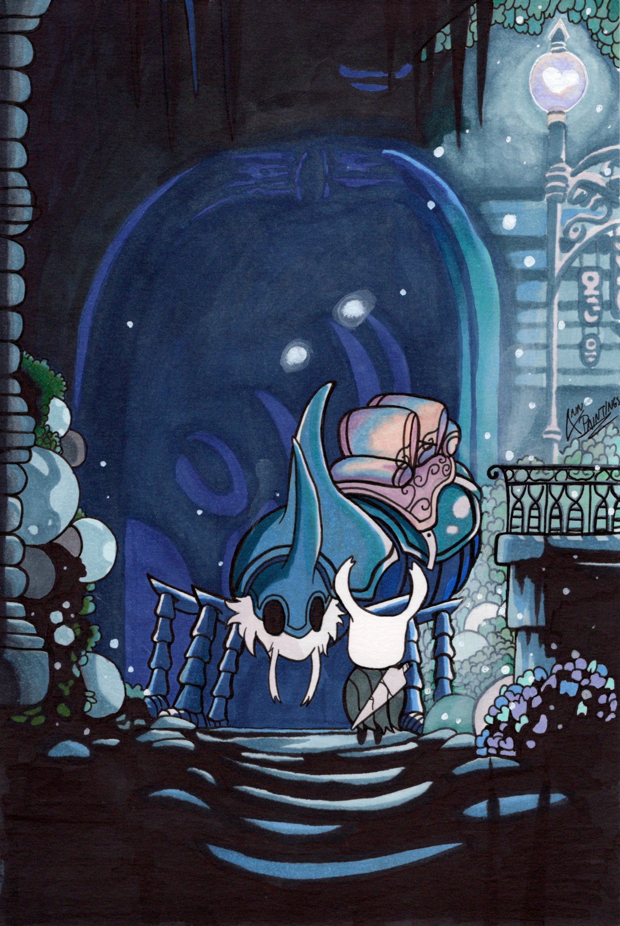 Ann Paintings | Hollow Knight The Last Stag