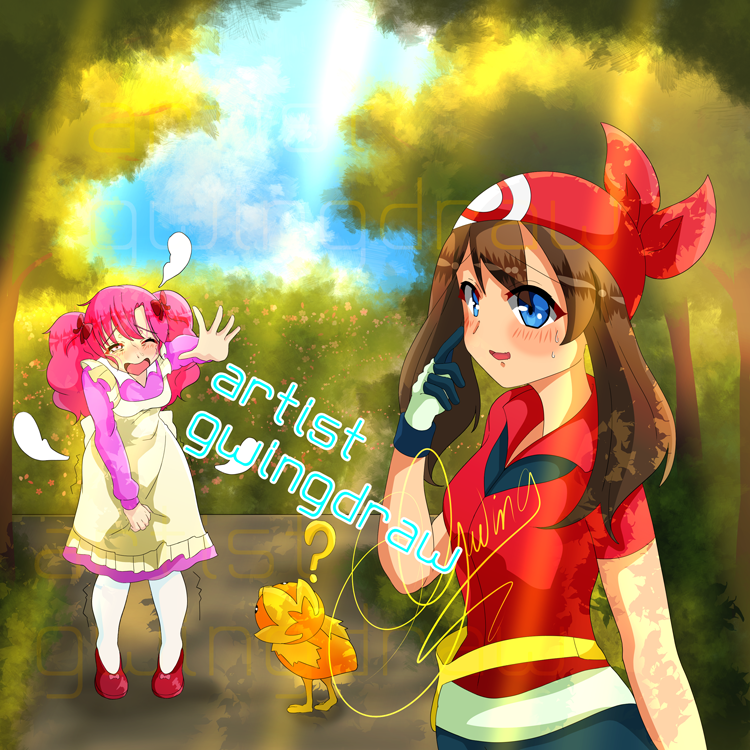 Gwingdraw | May x Ran Pokemon anime y Urusei Yatsura anime.