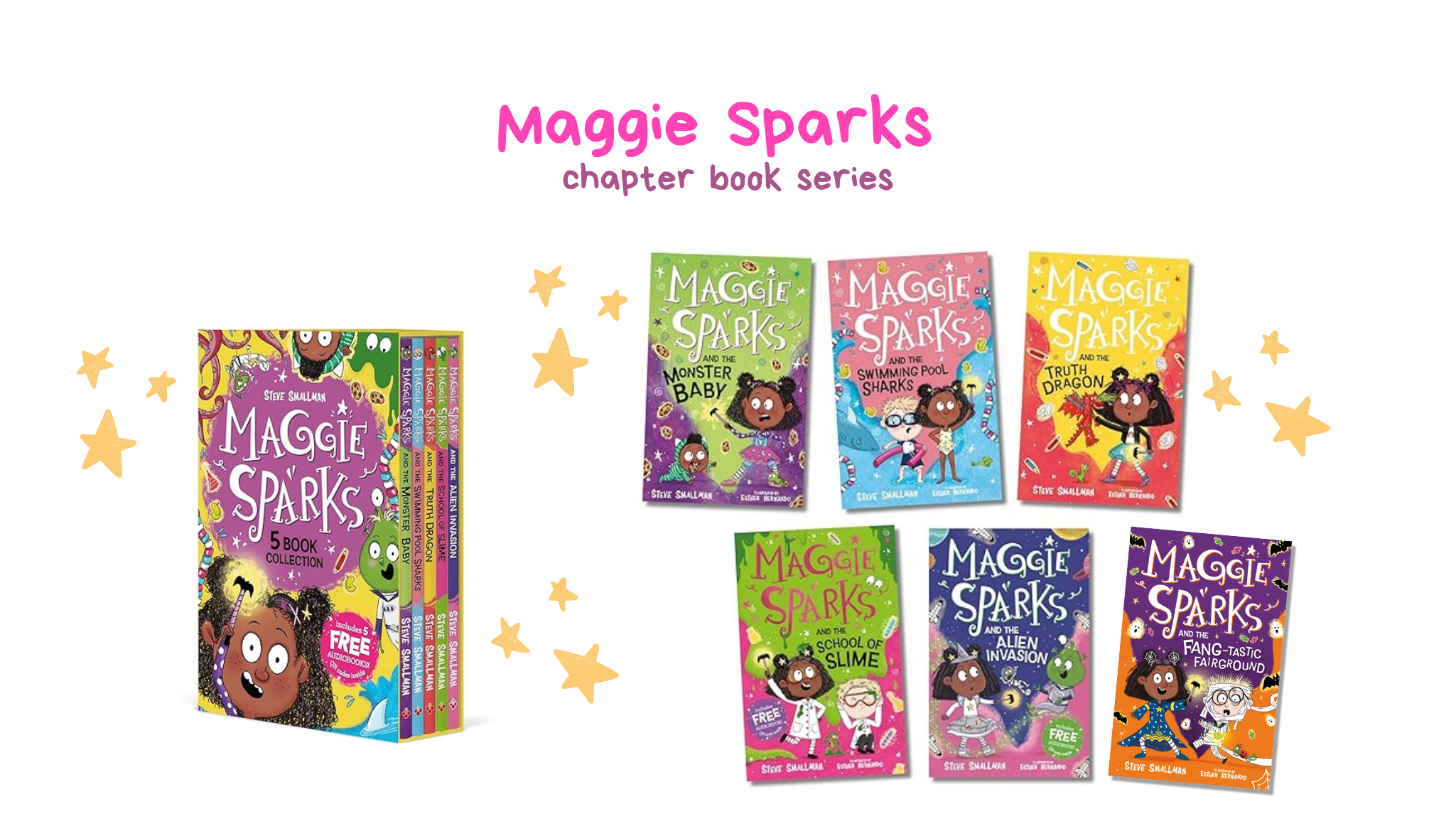 Esther Hernando illustration | Maggie Sparks chapter book series